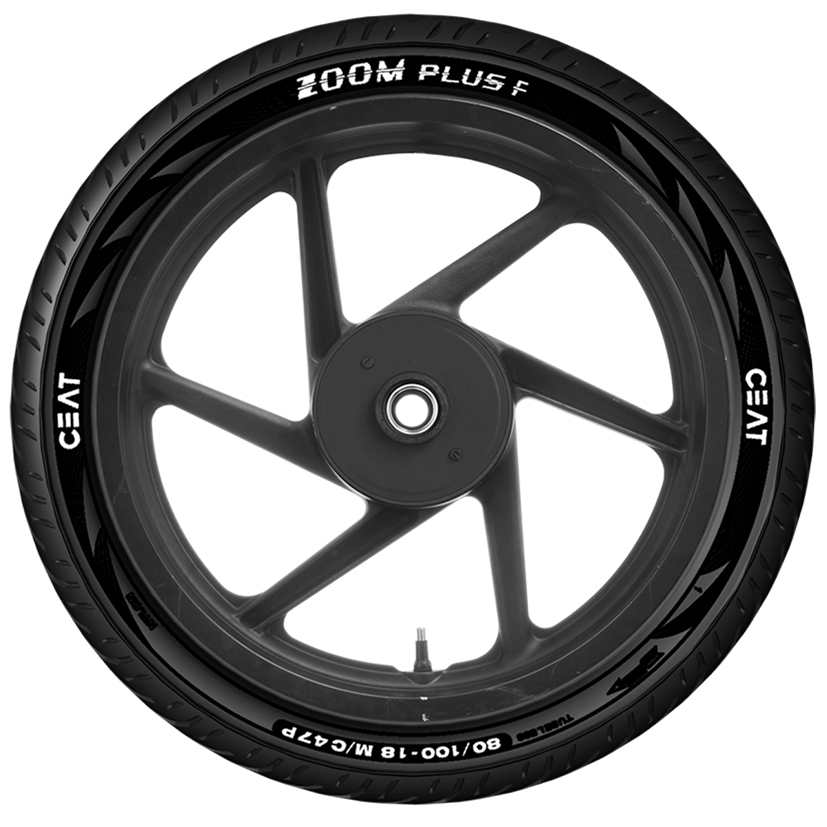 Ceat ZOOM PLUS 90 90 19 Requires Tube 52 P Front Two Wheeler Tyre Tyre ...